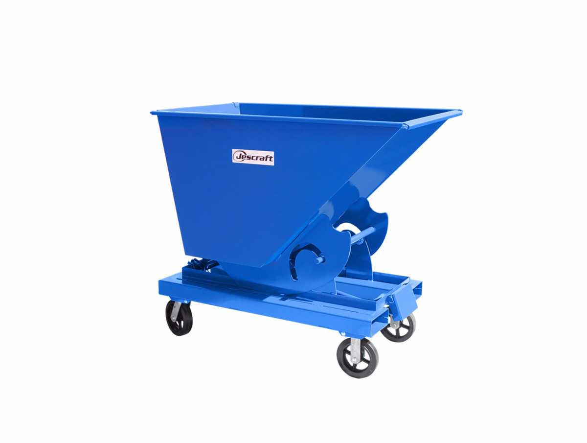 SELF DUMPING FORKLIFT HOPPER - 1 CU. YARD - Jescraft